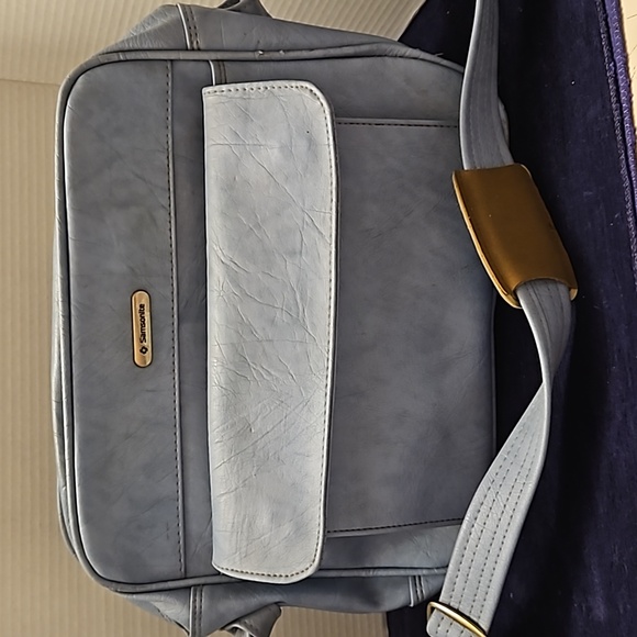 Samsonite | Bags | Vintage Samsonite Carry On Bag Light Blue | Poshmark